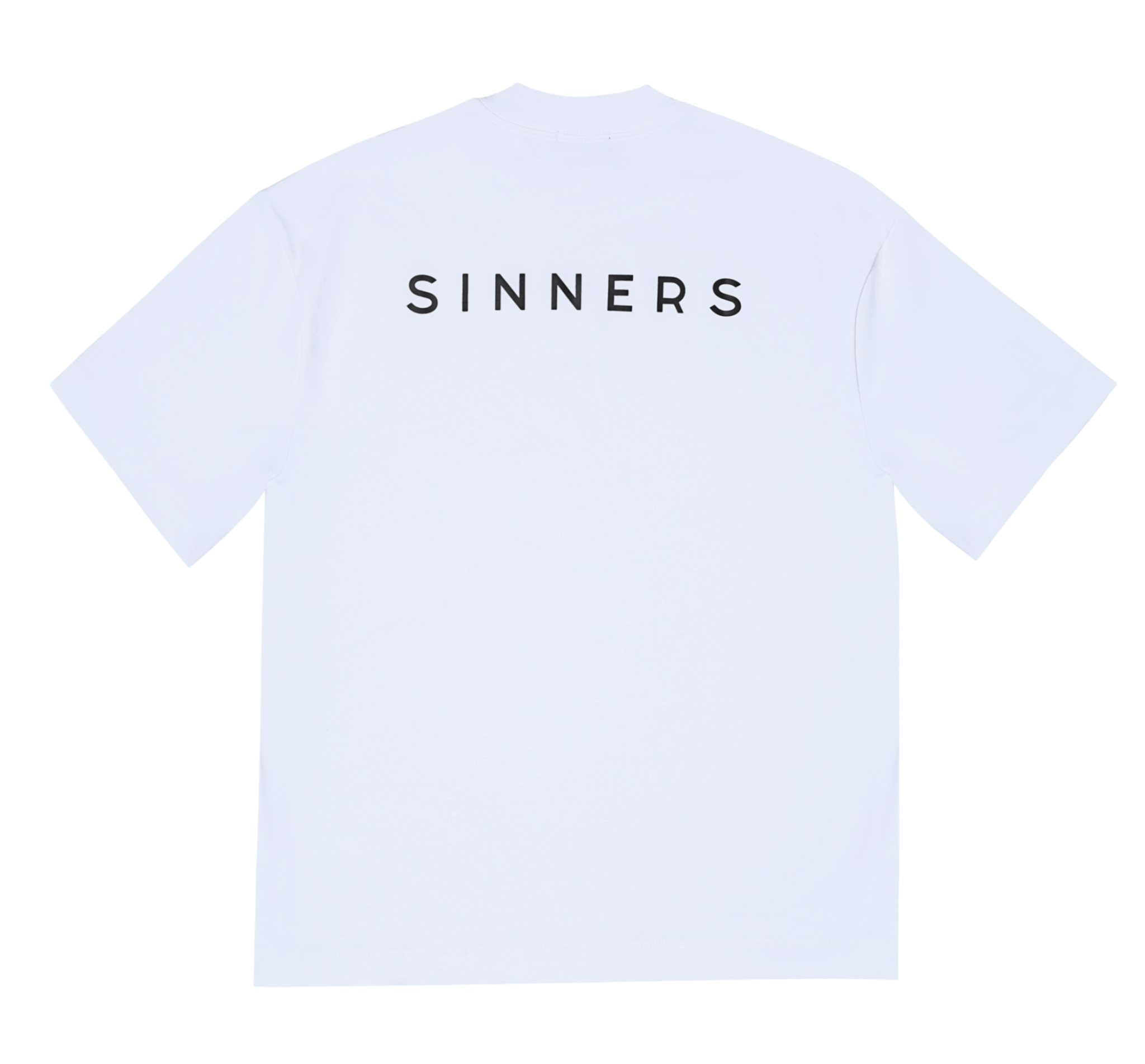 SINNERS LOGO WHITE T-SHIRT